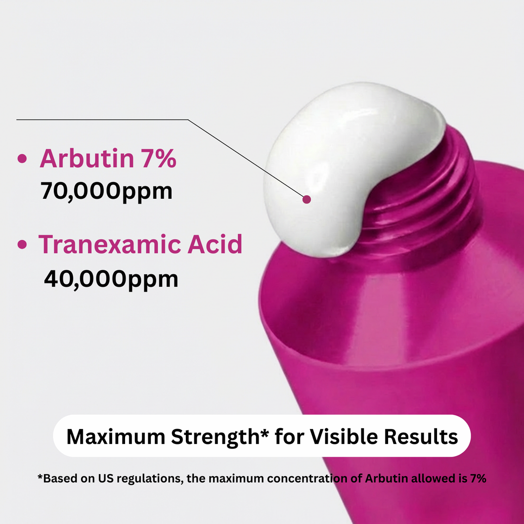 Arbutin 7% + Tranexamic Acid 4% Cream – Seora Skincare